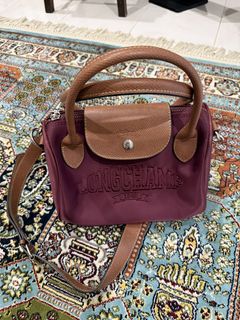 LONGCHAMP NYLON DUFFLE EXTENDABLE PURPLE 2 WAY BAG 267006680, Luxury ...