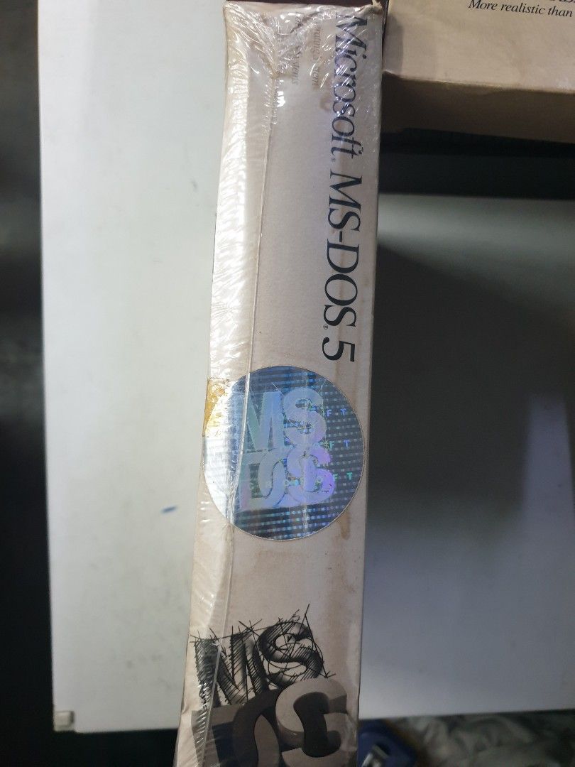 Microsoft MS-DOS 5 Operating System Software - Sealed Box, Computers ...