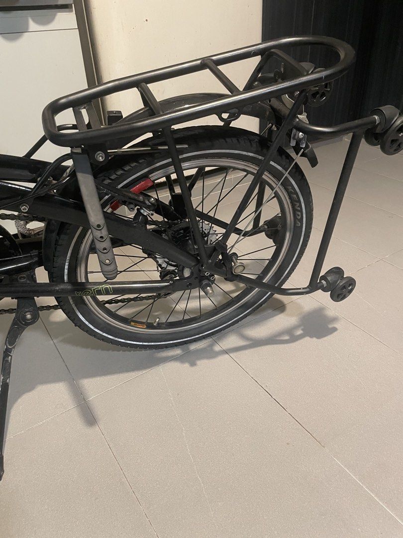 Modified Tern Link P24h Folding Bicycle with Rear Rack, Sports ...