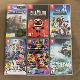 Nintendo Switch Games CART ONLY Minecraft 1-2 Switch Rayman Legends ...