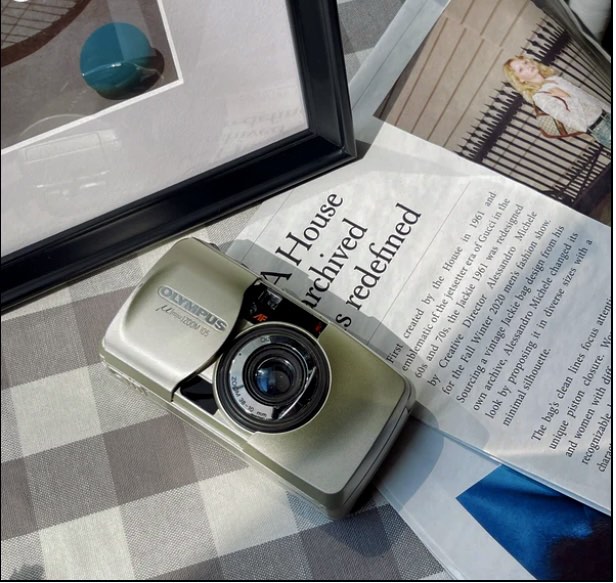 Olympus mju ii 140 film camera, Photography, Cameras on Carousell