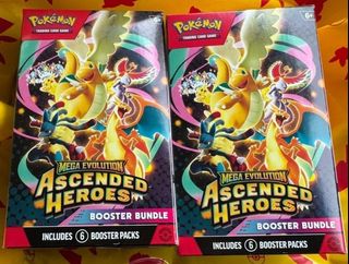 Pokemon Mega Evolution Ascended Heroes Booster Bundle - 6 Packs ...