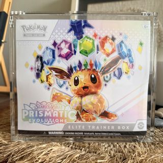 Shrinked Pokemon Prismatic Evolutions Pokemon Center Elite Trainer Box ...