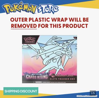 Pokemon TCG Chaos Rising Mega Evolution Elite Trainer Box, Hobbies ...