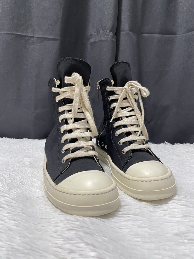 Rick Owens DRKSHDW nylon high-top, Luxury, Sneakers & Footwear on Carousell