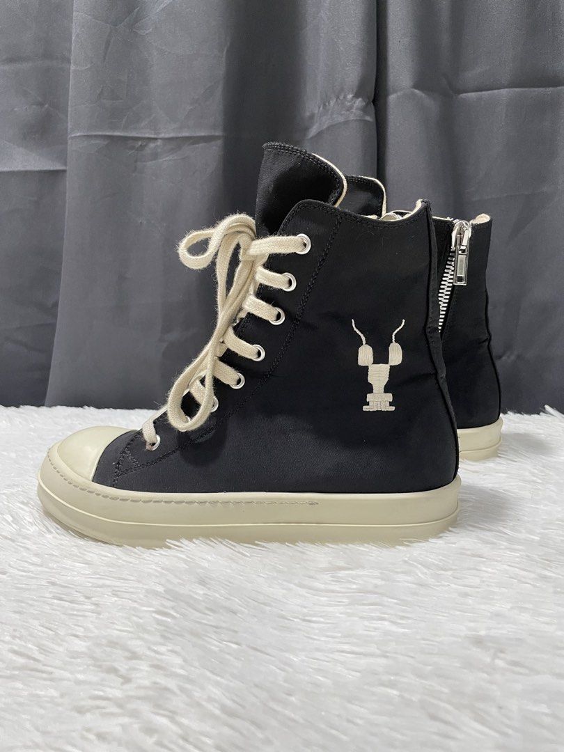 Rick Owens DRKSHDW nylon high-top, Luxury, Sneakers & Footwear on Carousell
