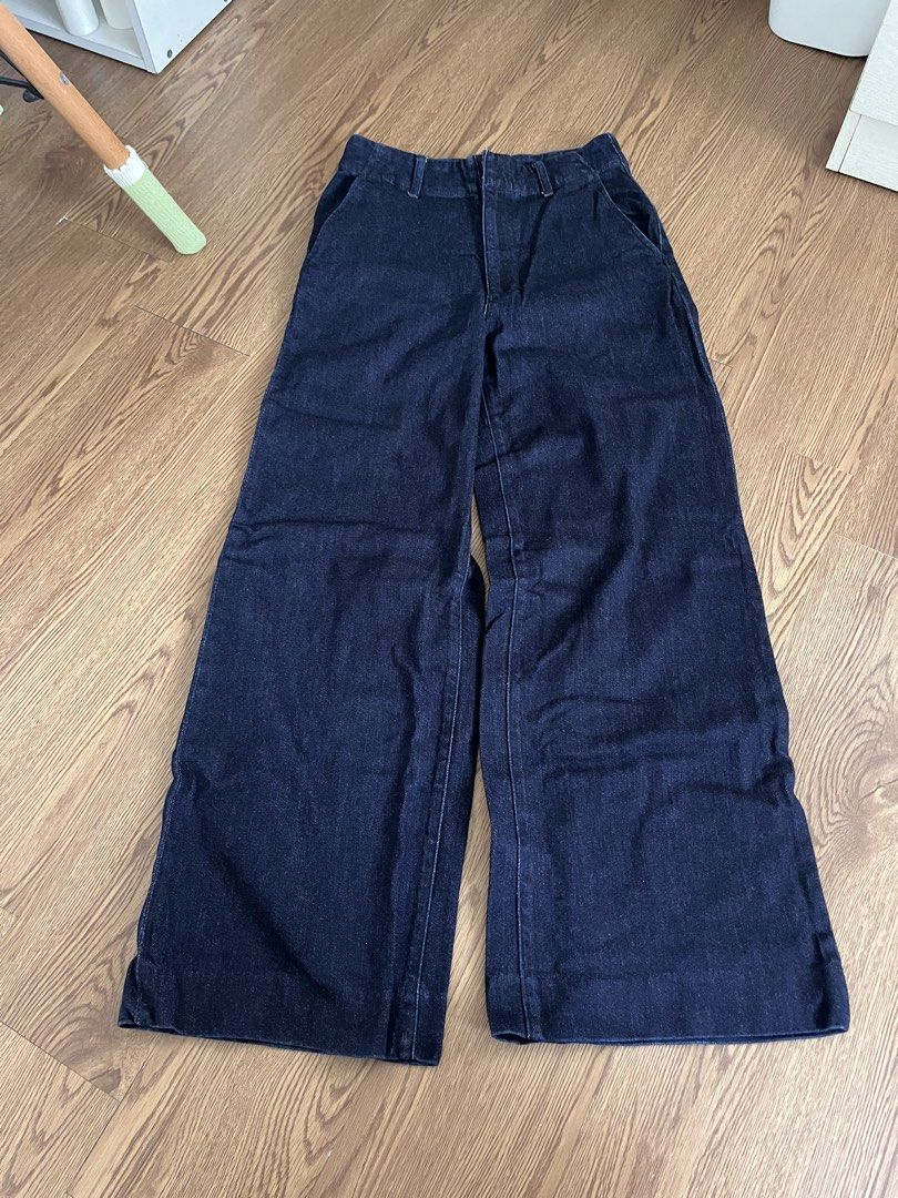 Uniqlo Jeans Dark Blue, Women's Fashion, Bottoms, Jeans & Leggings on ...