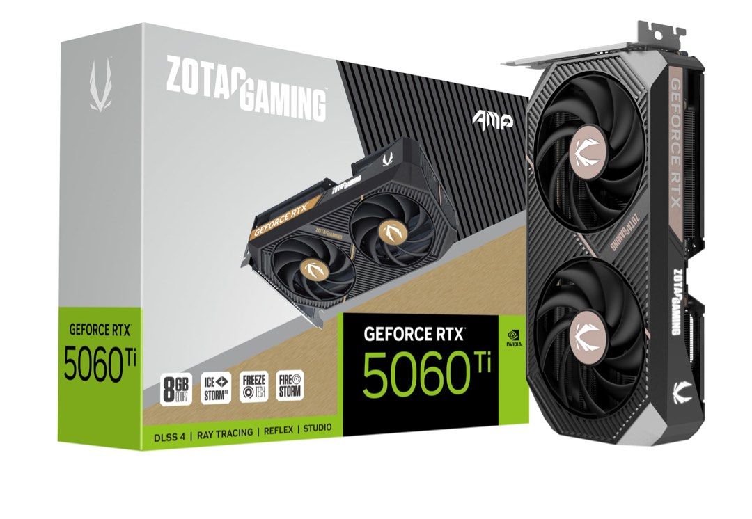 ZOTAC GAMING GeForce RTX 5060 Ti 8gb GPU, Computers & Tech, Parts ...