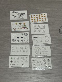 Temporary Tattoo Stickers Butterfly Deer Design, Hobbies & Toys, Art ...