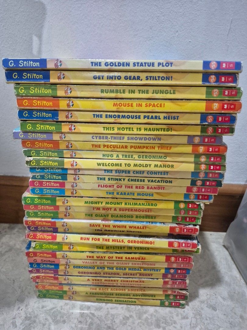 $12 for about 88 Geronimo Stilton Books, Hobbies & Toys, Books ...