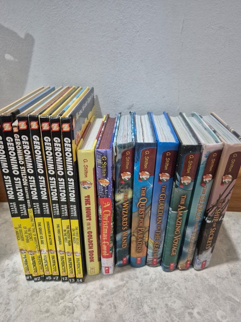 $12 for about 88 Geronimo Stilton Books, Hobbies & Toys, Books ...