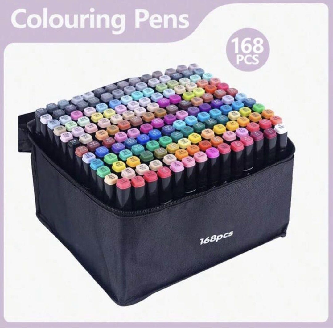 168 colouring marker, Hobbies & Toys, Stationery & Craft, Craft ...