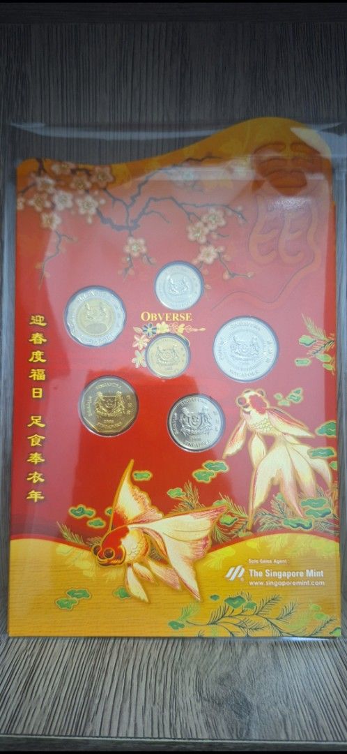 2008 Singapore Lunar New Year Coin Set - Year of the Rat, Hobbies ...
