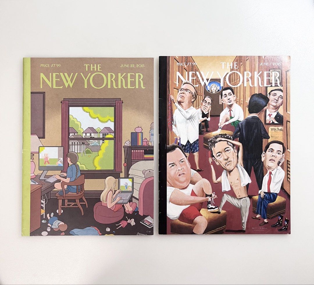 2015 The New Yorker Magazines, Hobbies & Toys, Books & Magazines ...