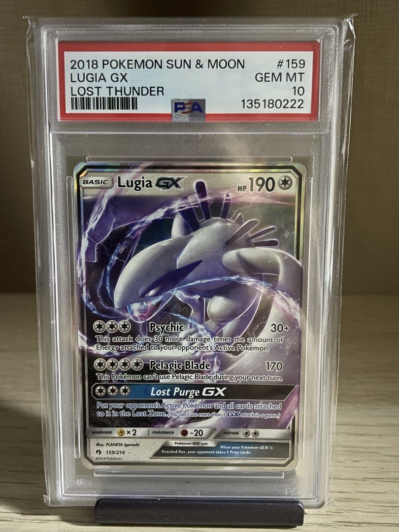2018 Pokemon Lugia GX Lost Thunder PSA 10 Gem Mint Card, Hobbies & Toys ...