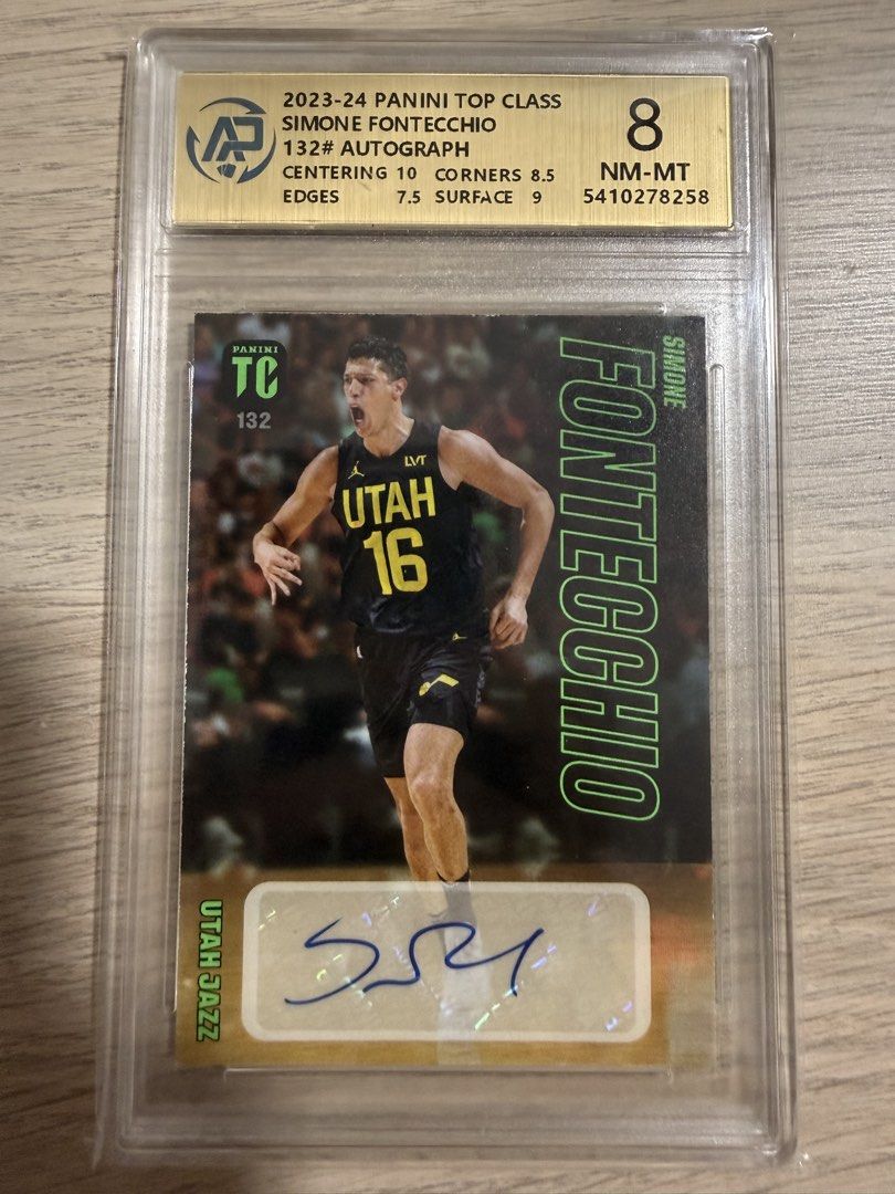 2023-24 Panini Top Class Simone Fontecchio Autograph Card, Hobbies ...