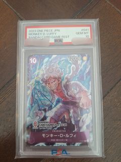 2024 One Piece PRB01 JP Monkey D. Luffy Alternate Art GEM MT 10 ...