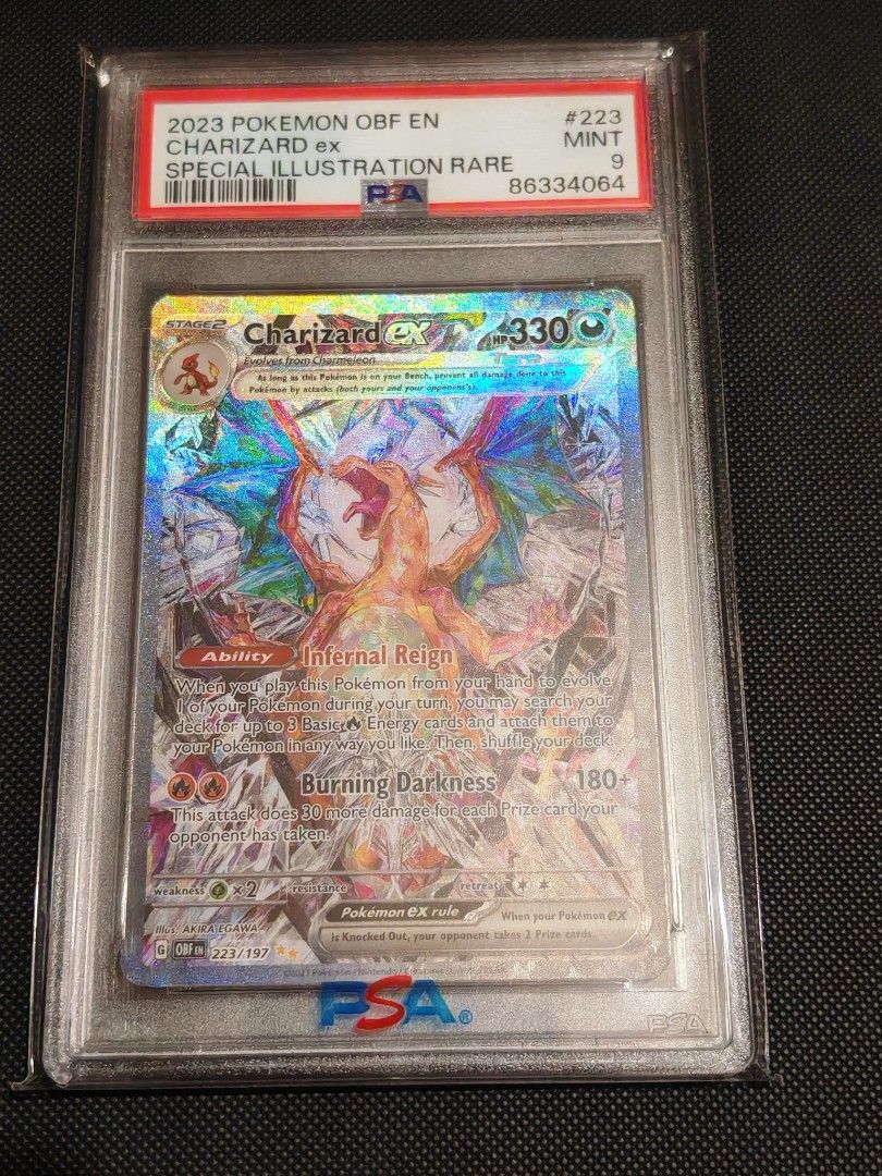 2023 POKEMON OBF EN-OBSIDIAN FLAMES SPECIAL ILLUSTRATION RARE CHARIZARD ...