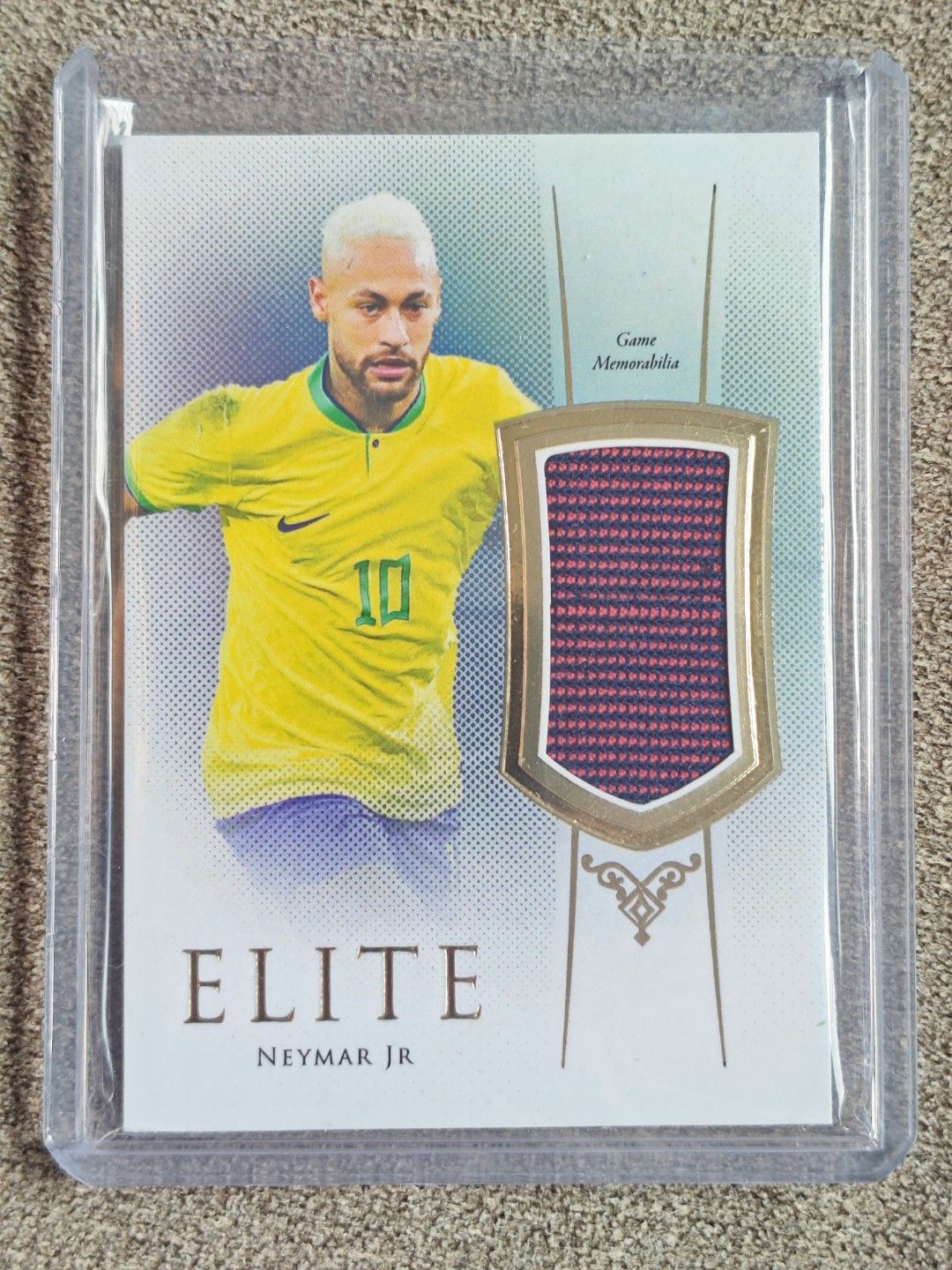 *2024 Topps, Futera Unique Elite Neymar Jr Match-Worn PSG Jersey Relic ...