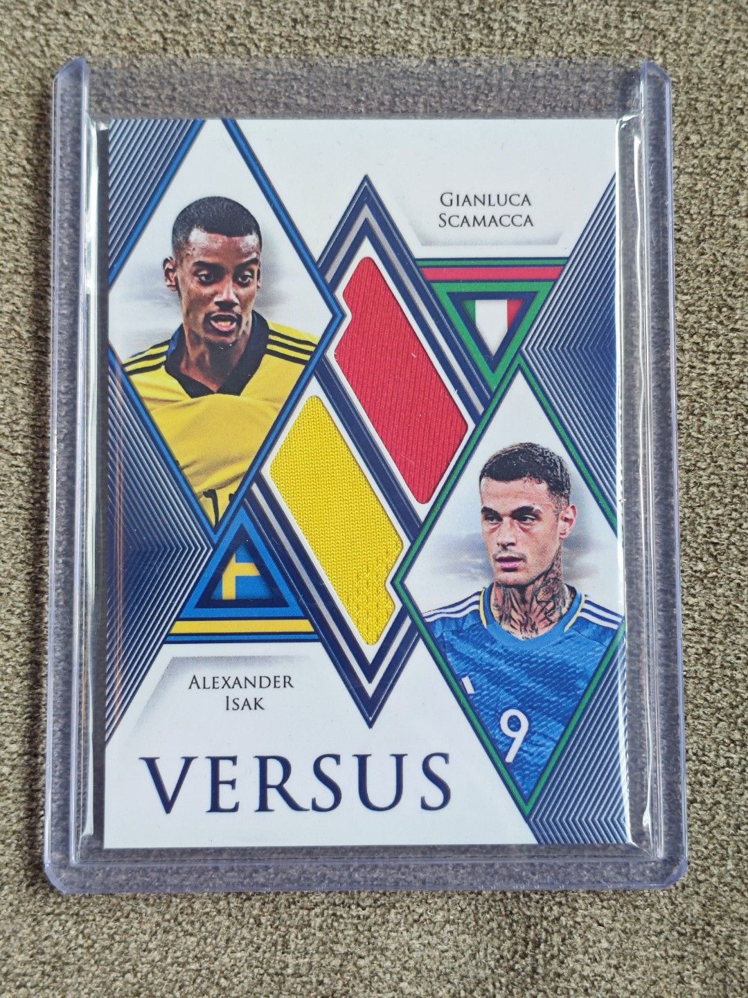 *2024 Topps, Futera Unique Versus Alexander Isak & Gianluca Scamacca ...