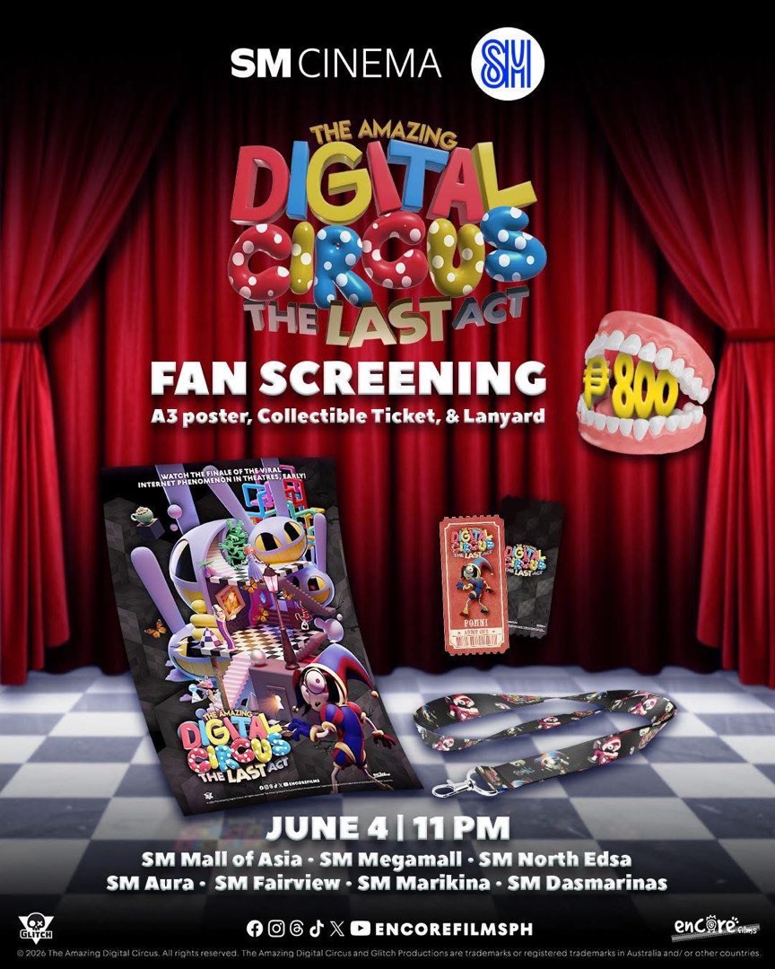 2 Tickets of The Amazing Digital Circus (MOA), Tickets & Vouchers ...