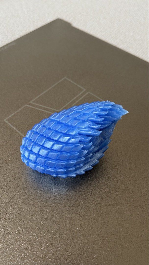 3D printed transparent blue dragon egg( colors can be changed), Hobbies ...
