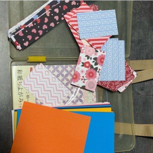A5 Folder with Scrapbook and Origami Paper, Hobbies & Toys, Stationery ...