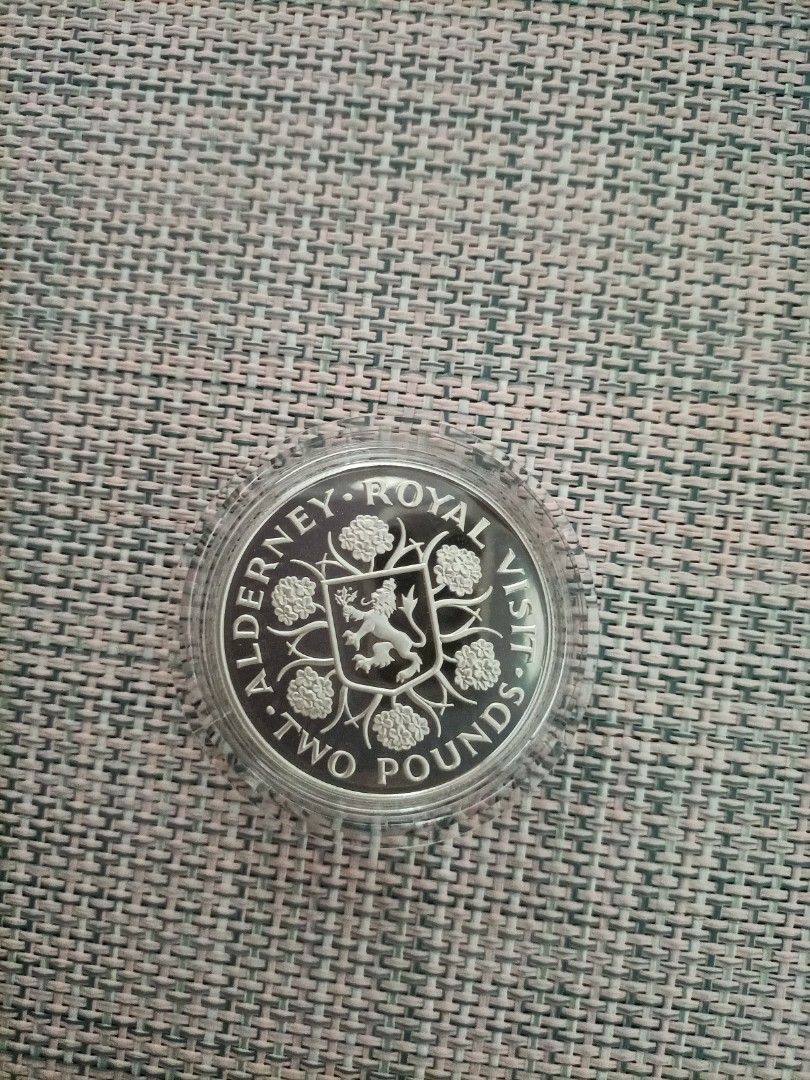 Alderney Royal Visit Two Pounds Coin 1989 Queen Elizabeth II, Hobbies ...