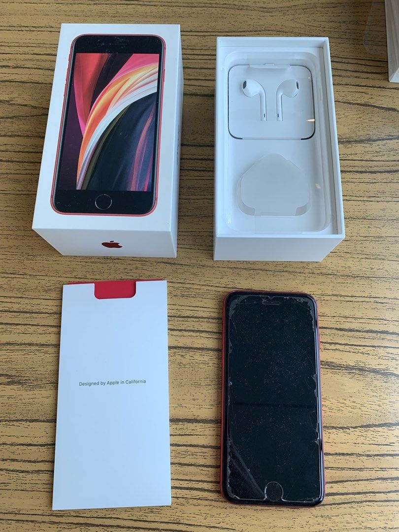 Apple iPhone SE (2nd Gen) Red, 手提電話, 手機, iPhone, iPhone SE 系列 - Carousell
