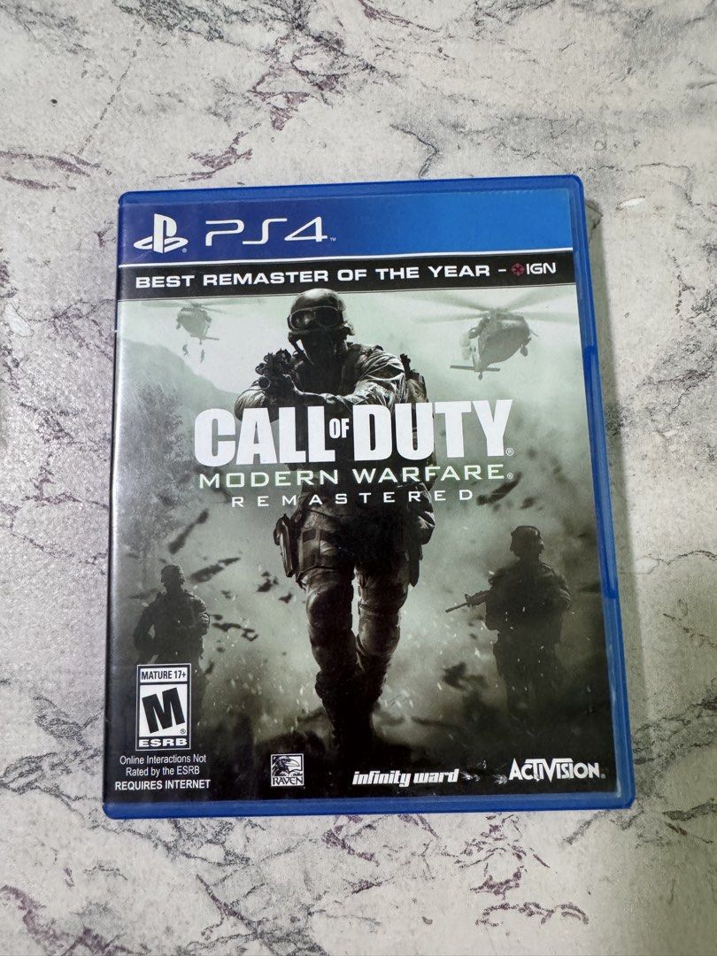 Call of Duty Modern Warfare Remastered PS4 Game, Video Gaming, Video ...