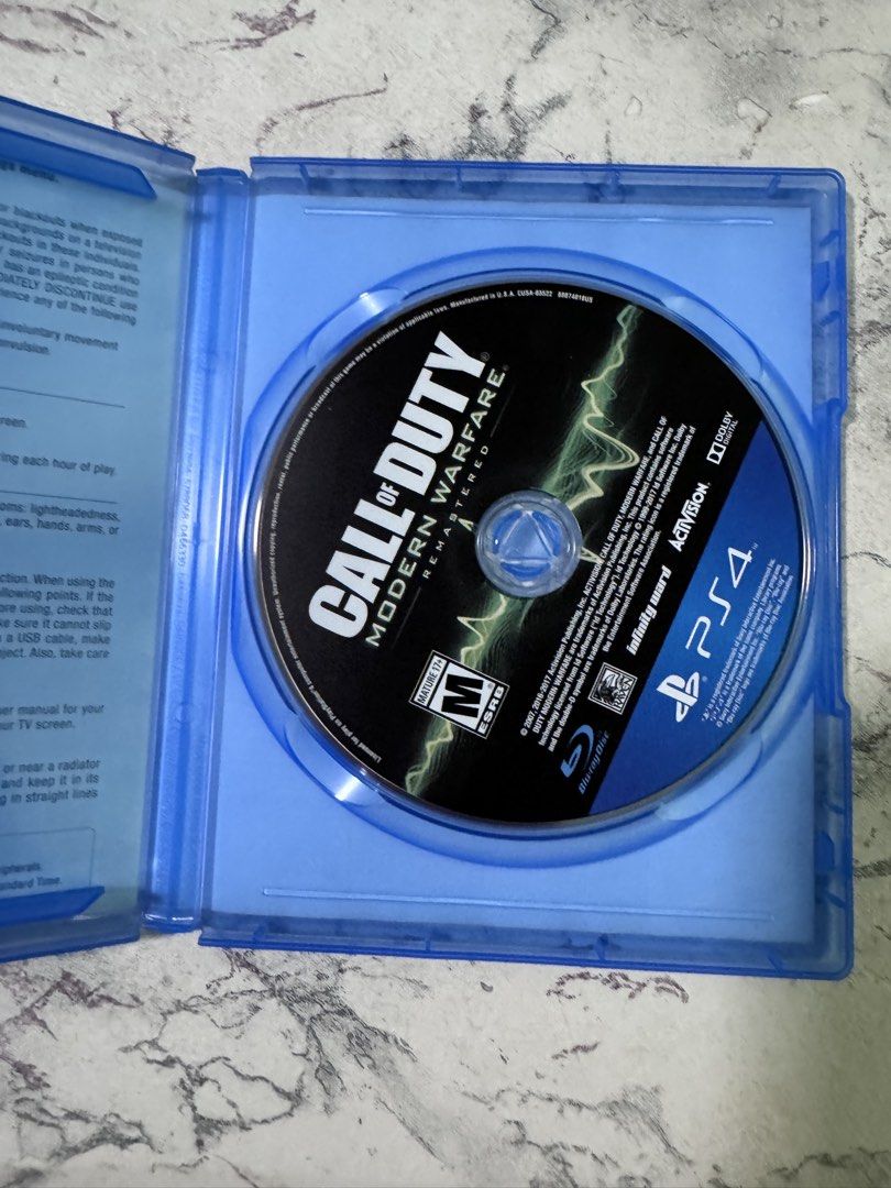 Call of Duty Modern Warfare Remastered PS4 Game, Video Gaming, Video ...