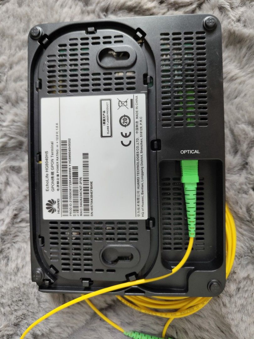 Huawei HG8040H Fiber Optic Terminal, Computers & Tech, Parts ...