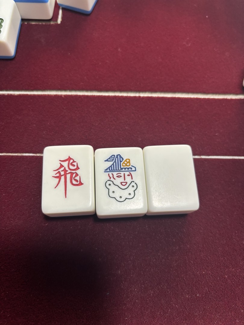 160 tiles #40 Mahjong Set, Blue and Pink Tiles, Hobbies & Toys, Toys ...
