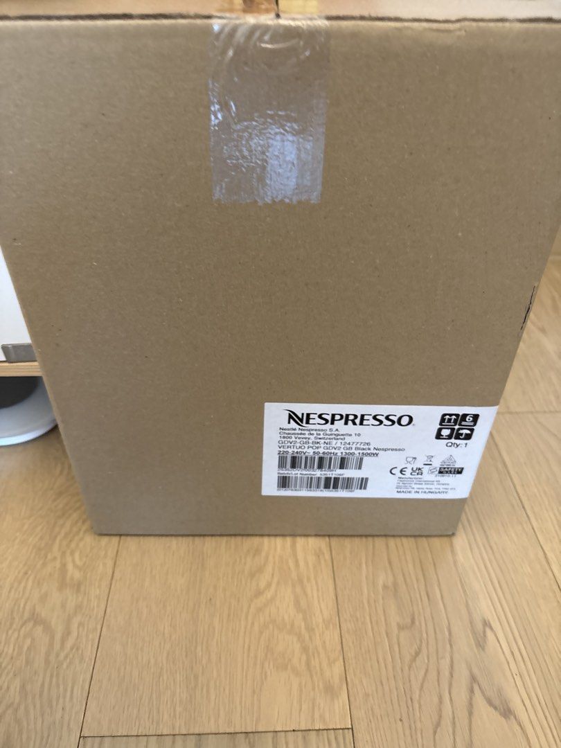 Nespresso Vertuo Pop Black Coffee Machine, 家庭電器, 廚房電器, 咖啡機及咖啡壺 - Carousell