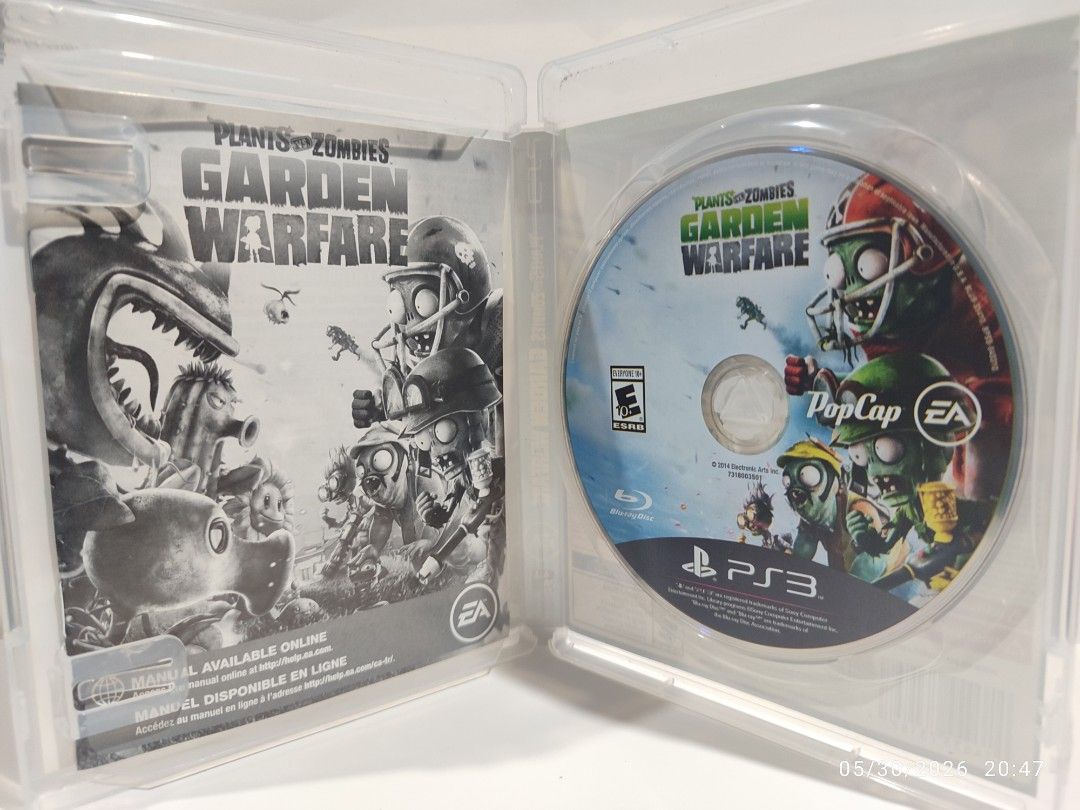 PS3 - Plants VS. Zombies: Garden Warfare (OPENED) "ALL", Video Gaming ...