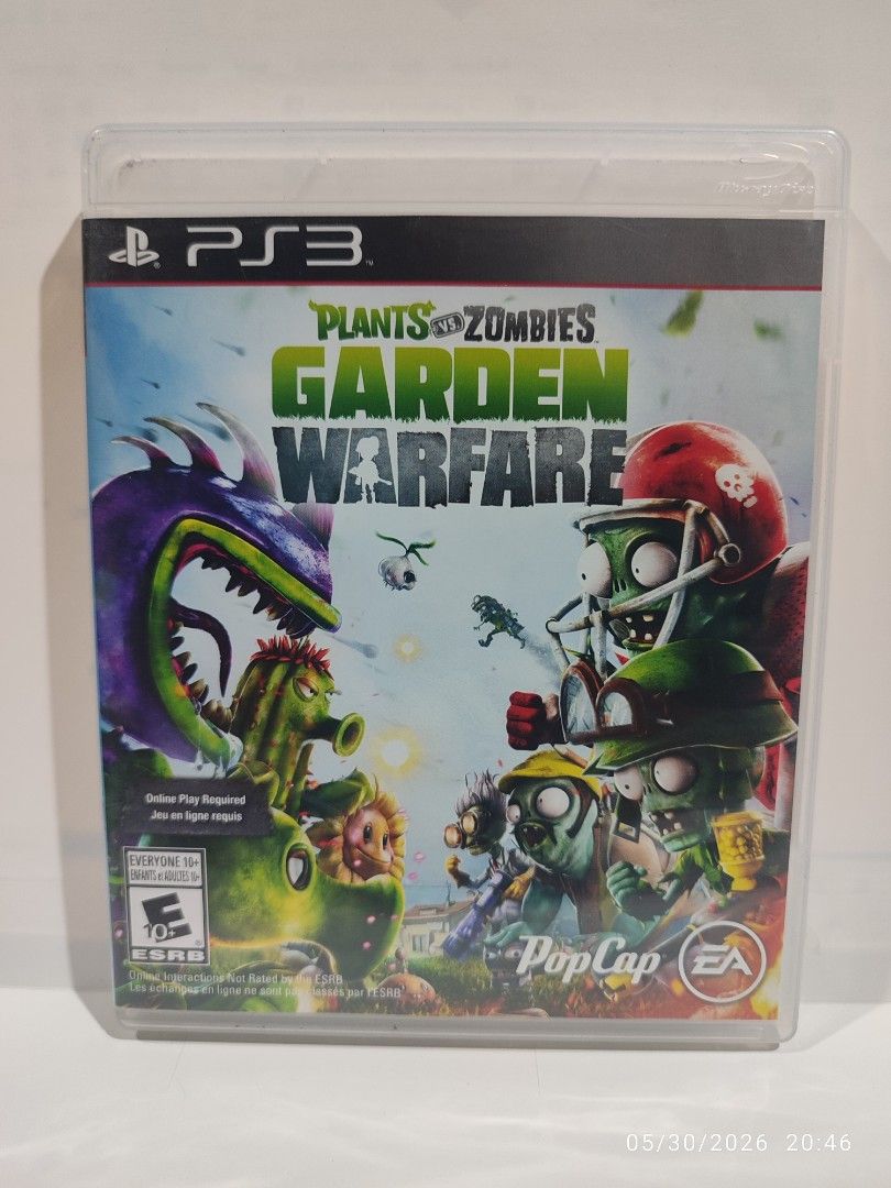 PS3 - Plants VS. Zombies: Garden Warfare (OPENED) "ALL", Video Gaming ...