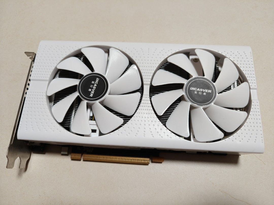 AMD Radeon RX 580 4GB White Dual Fan Graphics Card, Computers & Tech ...