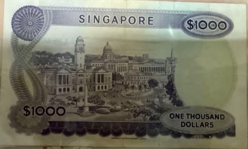 $1000 Orchid Series Singapore Banknote, Hobbies & Toys, Memorabilia ...