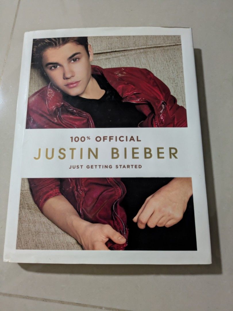 100% Official Justin Bieber: Just Getting Started Book, Hobbies & Toys ...