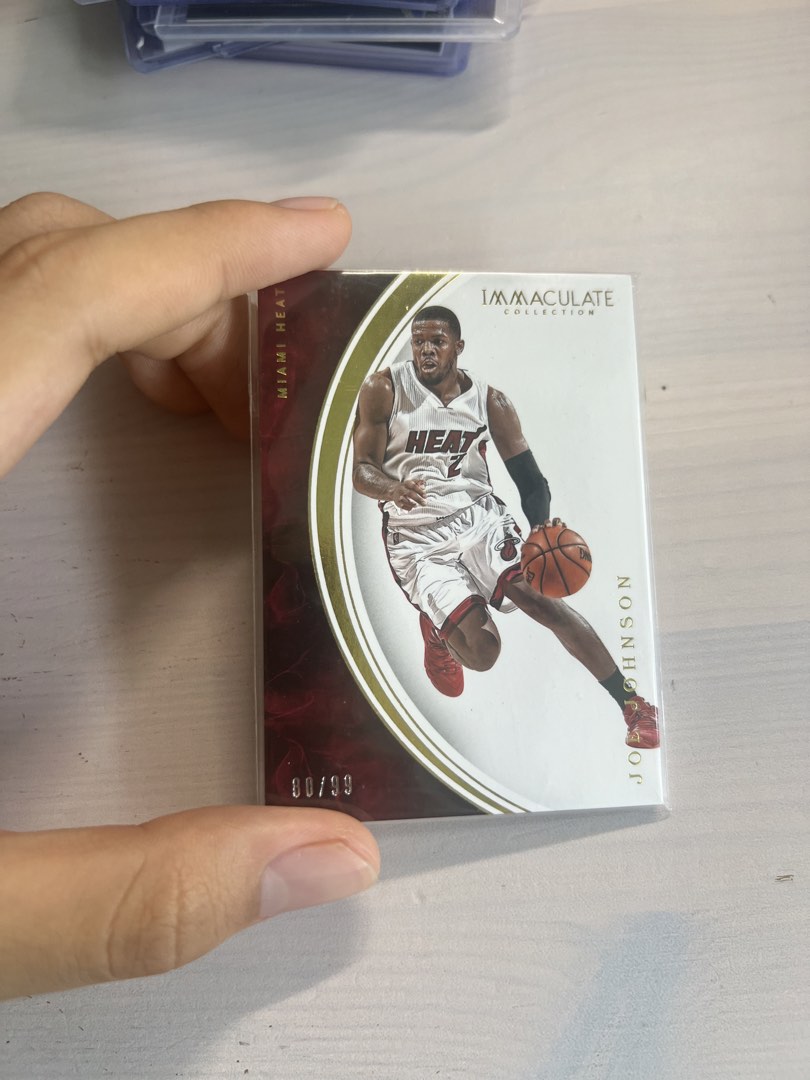 2013-14 Immaculate Joe Johnson 80/99 Miami Heat, Hobbies & Toys, Toys ...