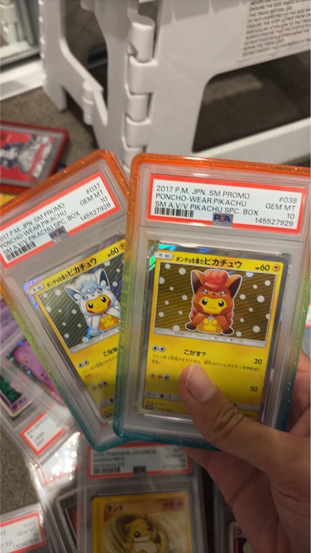 2017 Pokemon Poncho-Wear Pikachu Vulpix SM PROMO PSA 10 Cards, Hobbies ...