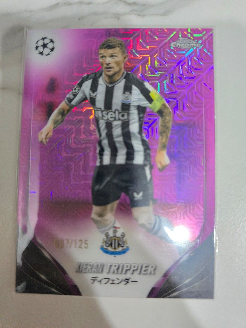 2022-23 Chrome Kieran Trippier Newcastle Card /125, Hobbies & Toys ...