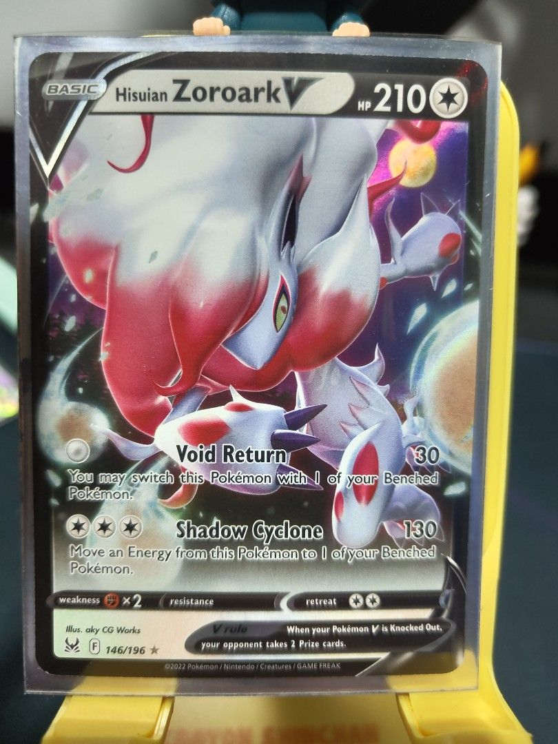 2022 Pokémon Lost Origin Hisuian Zoroark V 146/196, Hobbies & Toys ...