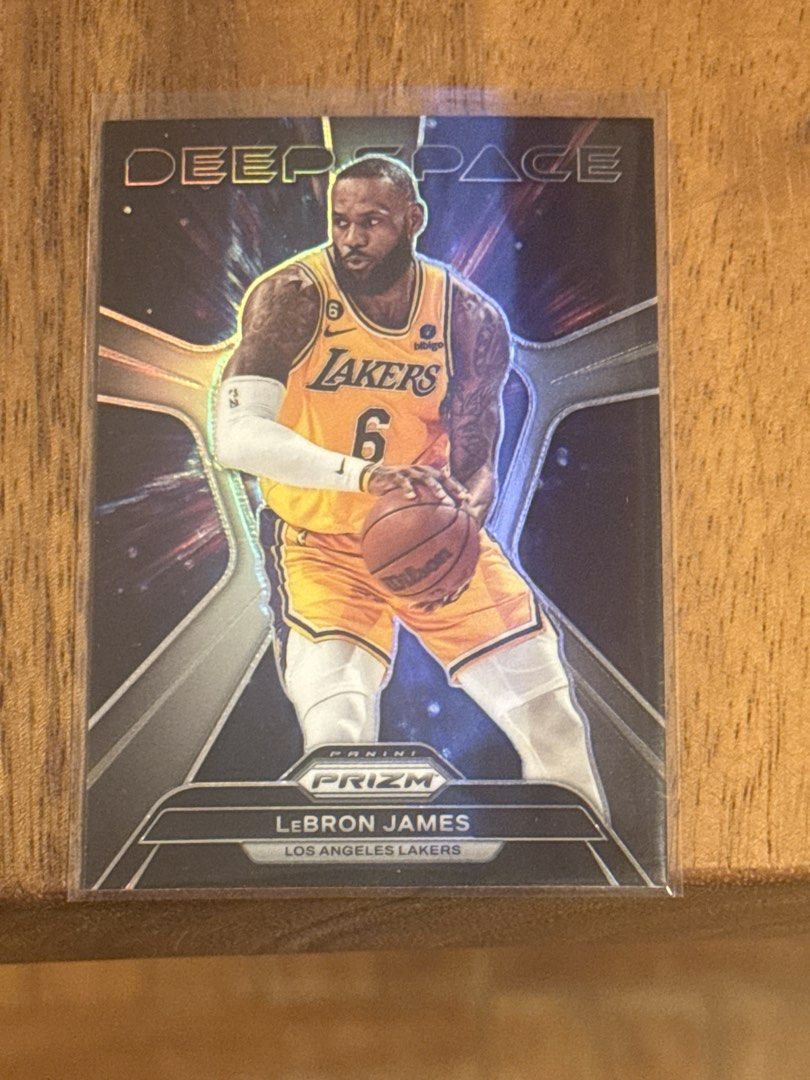 2023-24 Panini Prizm LeBron James Deep Space Refractor Card, Hobbies ...