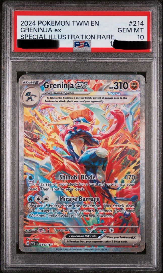 2024 Pokemon Greninja EX Special Illustration Rare PSA 10, Hobbies ...