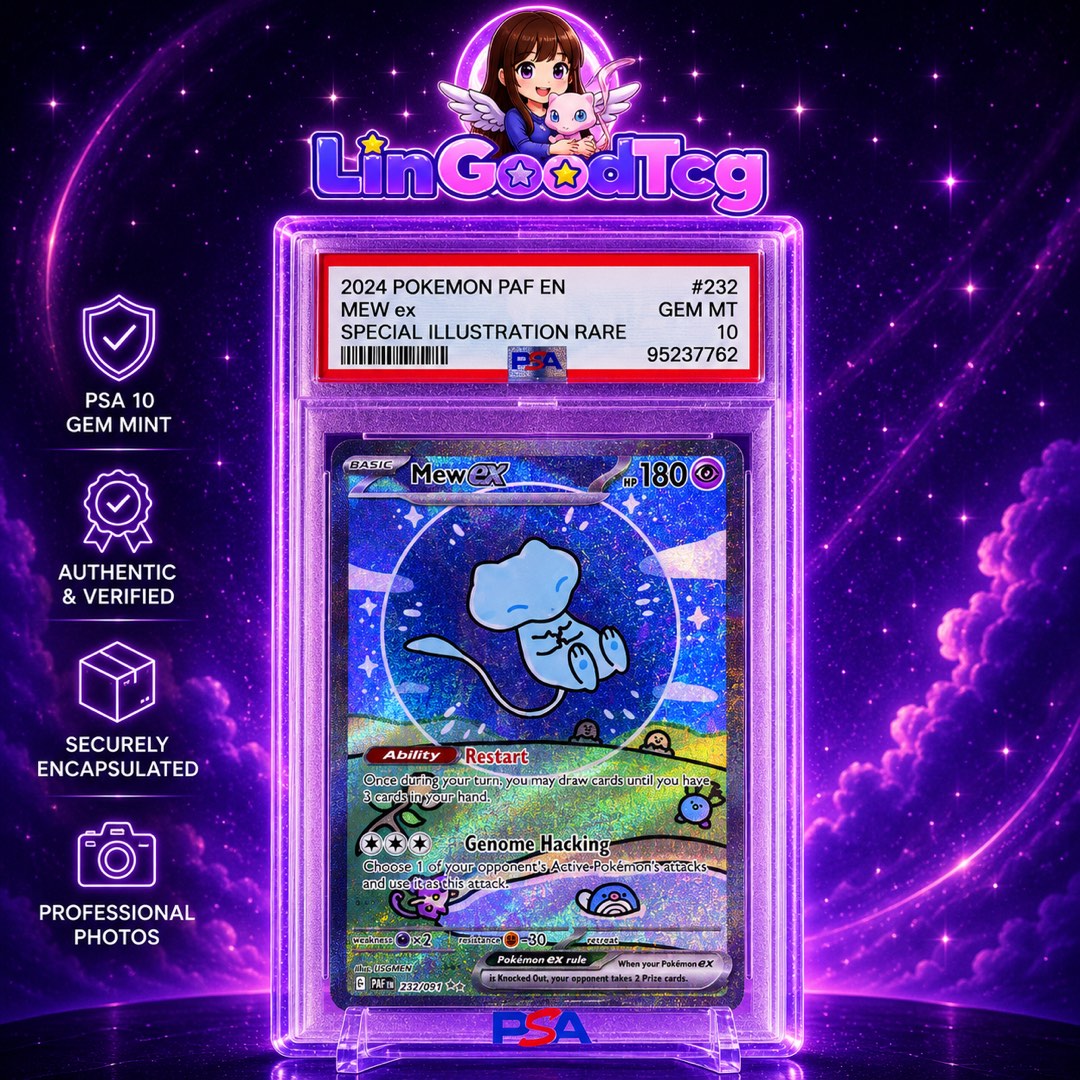 2024 Pokemon Mew ex SIR PSA 10 Gem Mint, Hobbies & Toys, Toys & Games ...