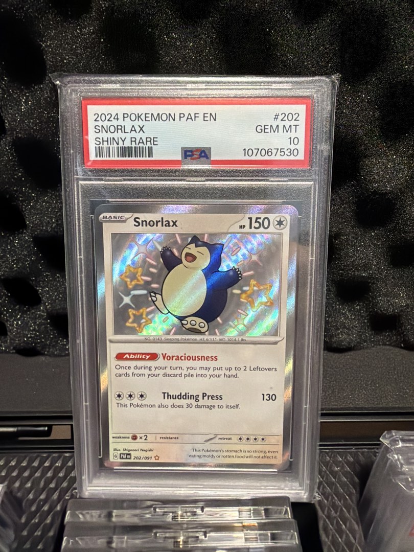 2024 Pokemon Snorlax Shiny Rare PSA 10 GEM MT Card, Hobbies & Toys ...