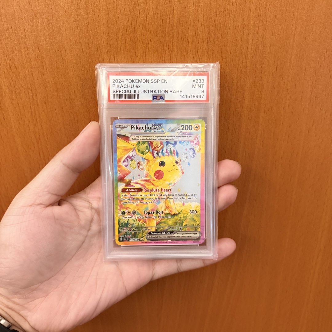 2024 Pokemon SSSP EN Pikachu ex Special Illustration Rare PSA 9 ...