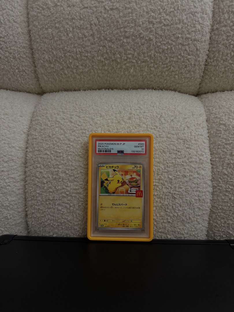 2025 McDONALD’S Pikachu PSA 10, Hobbies & Toys, Toys & Games on Carousell