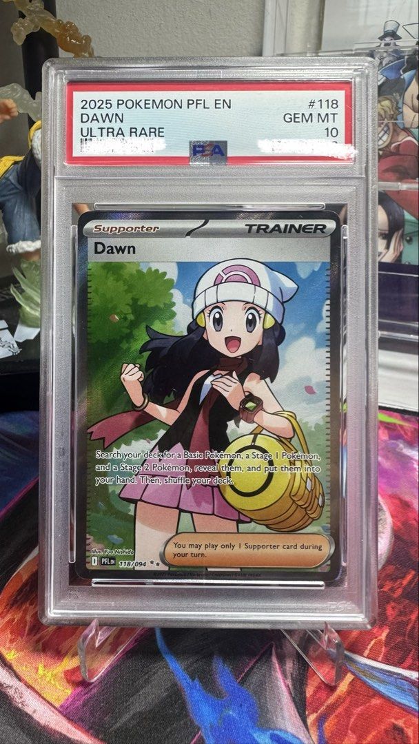 2025 Pokemon Dawn Ultra Rare #118 PSA 10 Gem Mint Card, Hobbies & Toys ...